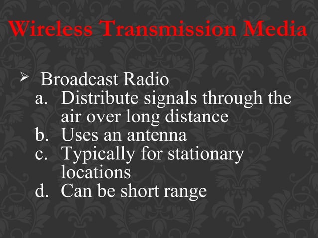 Communication channels.ppt | Computer Networking | Computing