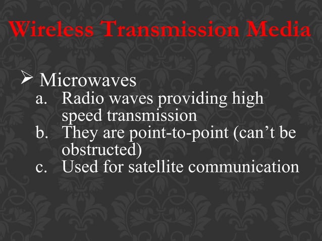 Communication channels.ppt | Computer Networking | Computing