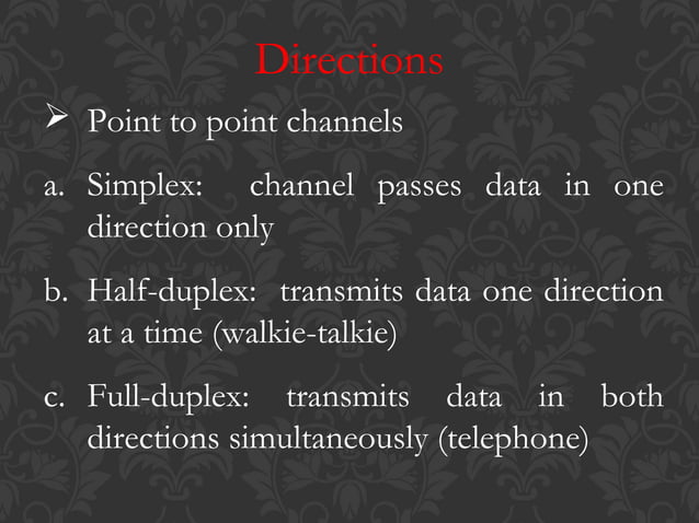 Communication channels.ppt | Computer Networking | Computing