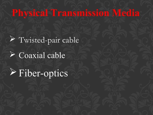 Communication channels.ppt | Computer Networking | Computing