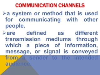 Communication Channels Report.pptx