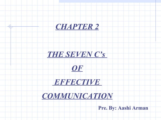 Communication Chapter 2 | PPT