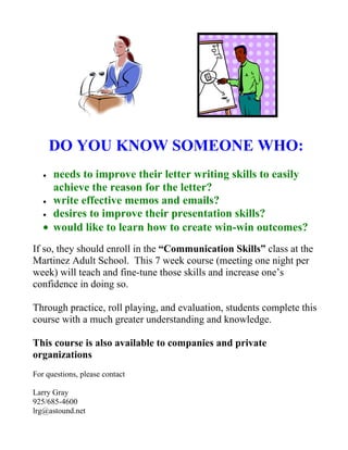 Communication Class | DOC