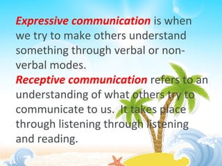 Communication classification | PPT