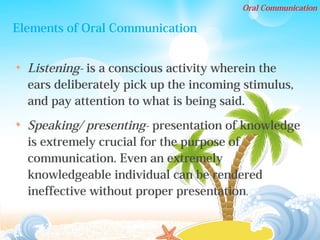 Communication classification | PPT