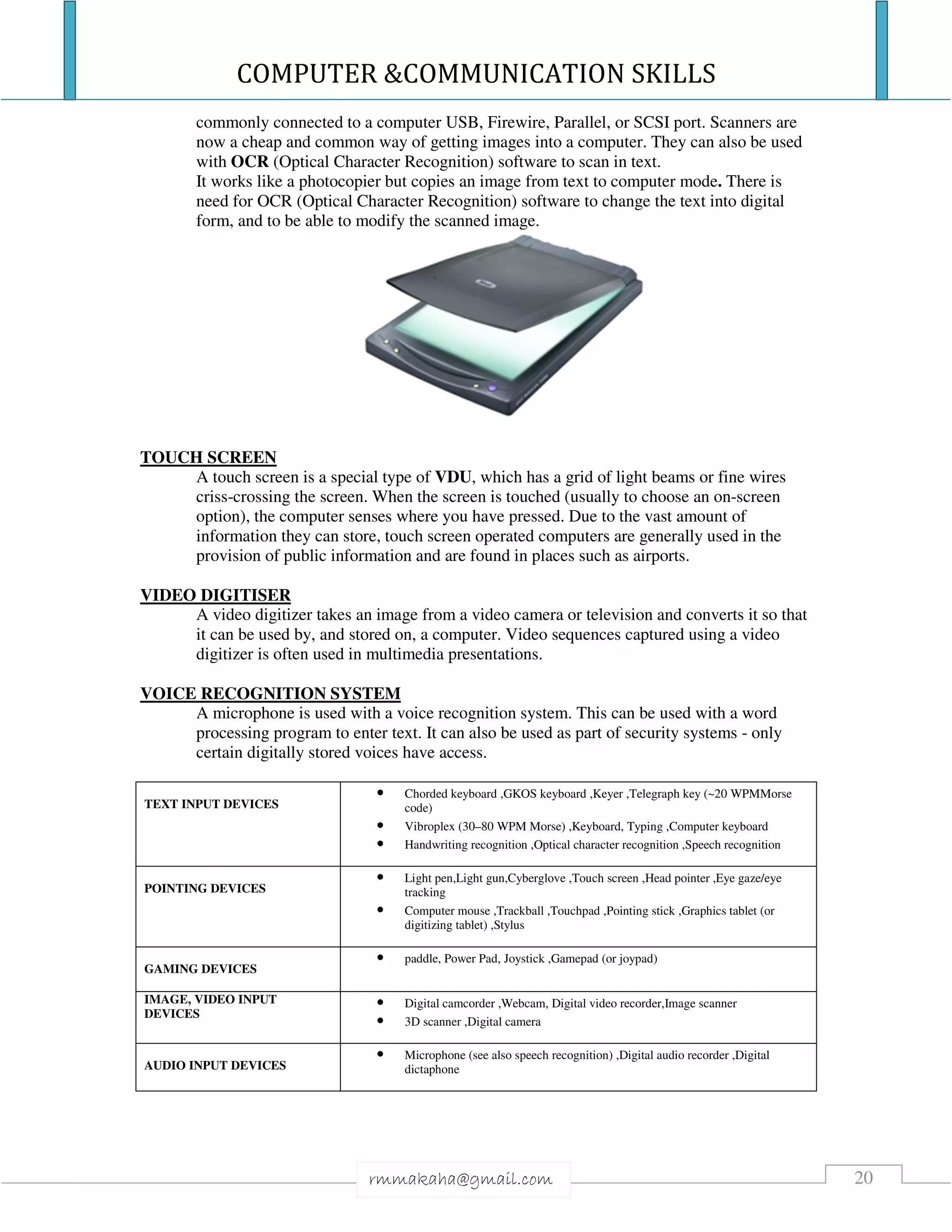 COMMUNICATION & COMPUTER SKILLS | PDF