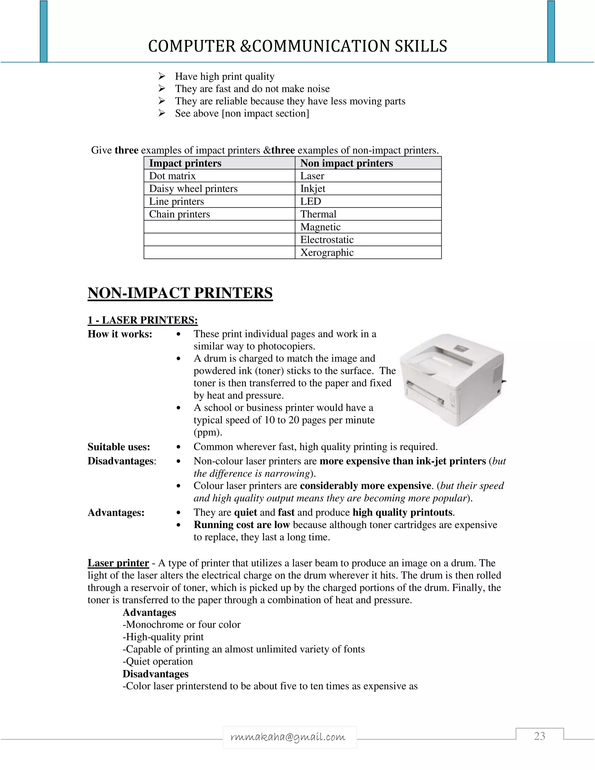 COMMUNICATION & COMPUTER SKILLS | PDF