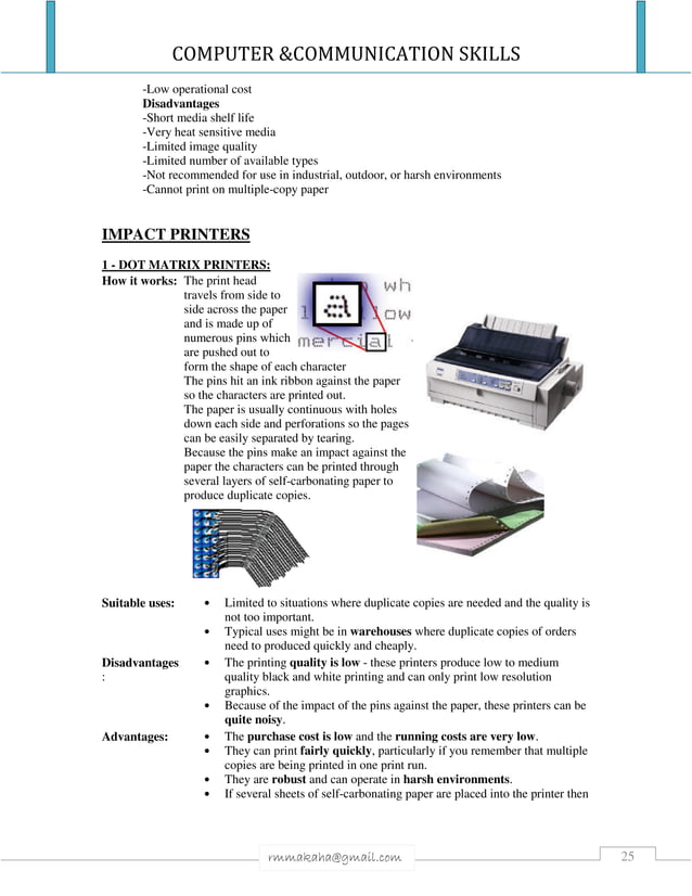 COMMUNICATION & COMPUTER SKILLS | PDF