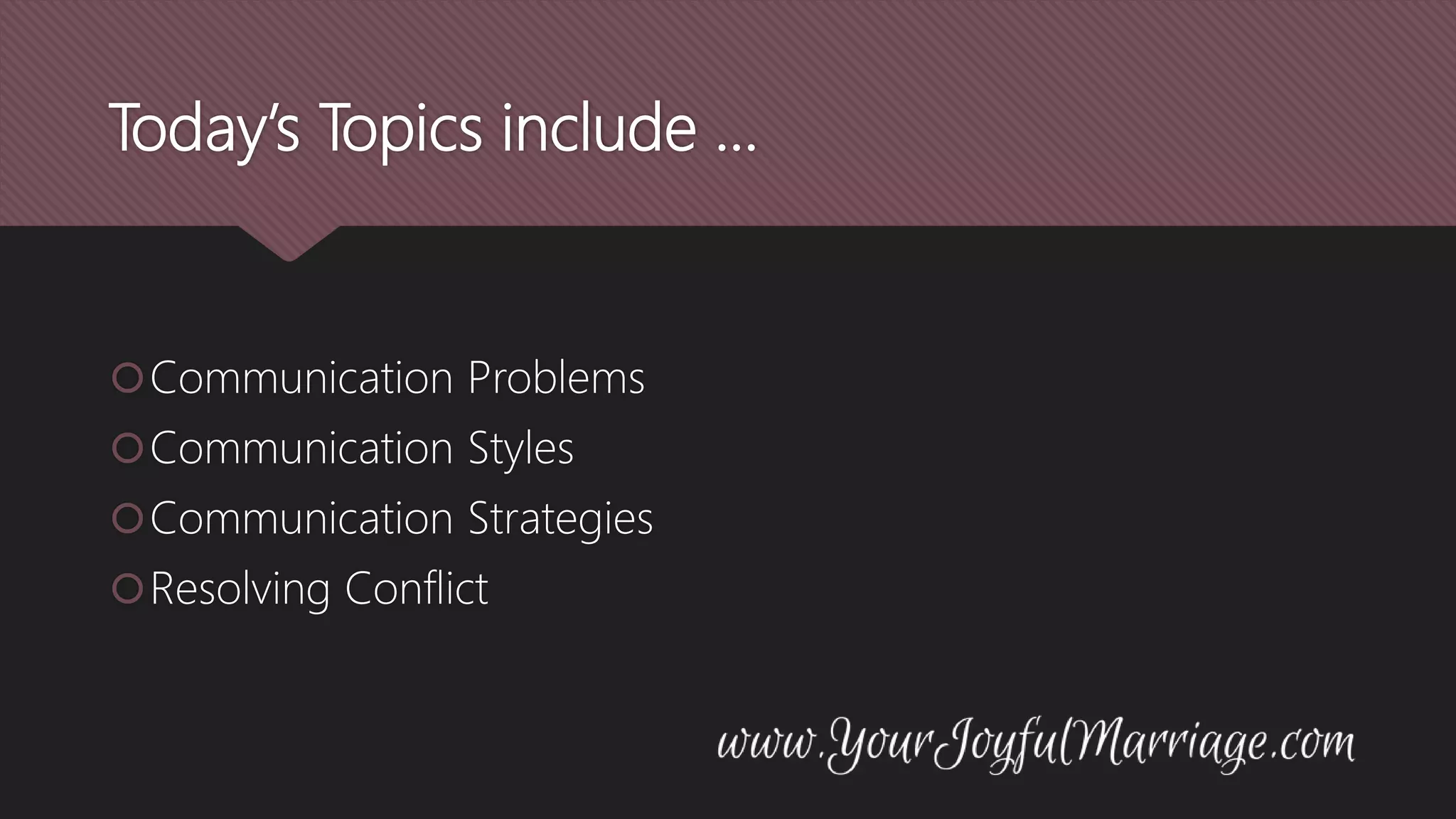 Communication & Conflict Resolution | PPTX