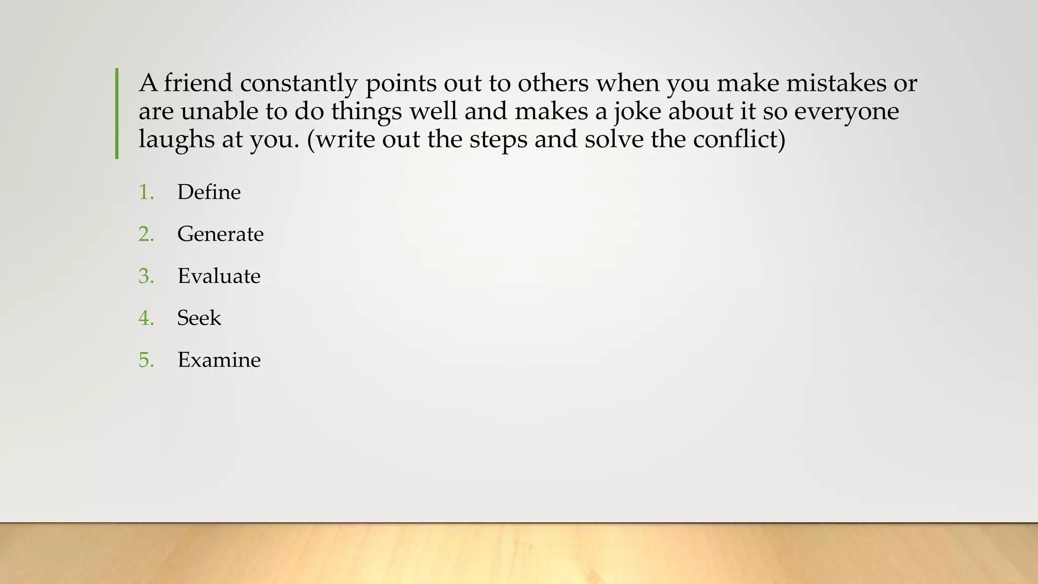 Communication, Conflict Resolution, Bullying and Harassment.pptx