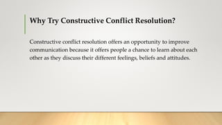 Communication, Conflict Resolution, Bullying and Harassment.pptx