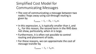 Communication costs in parallel machines | PPTX