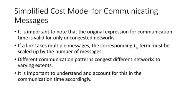 Communication Costs In Parallel Machines Pptx Computer Networking Computing