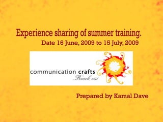 Communication craft | PPT