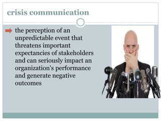 Communication crisis planning & organizing | PPTX