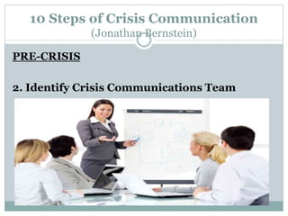 Communication crisis planning & organizing | PPTX