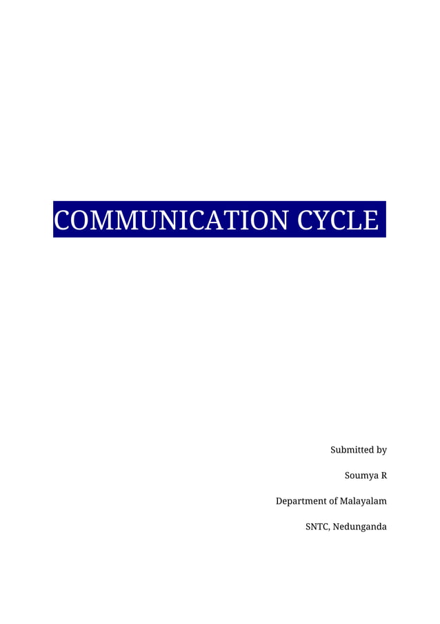 communication cycle.pdf | Email | Internet