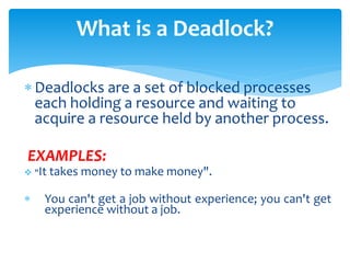 Communication deadlock | PPTX