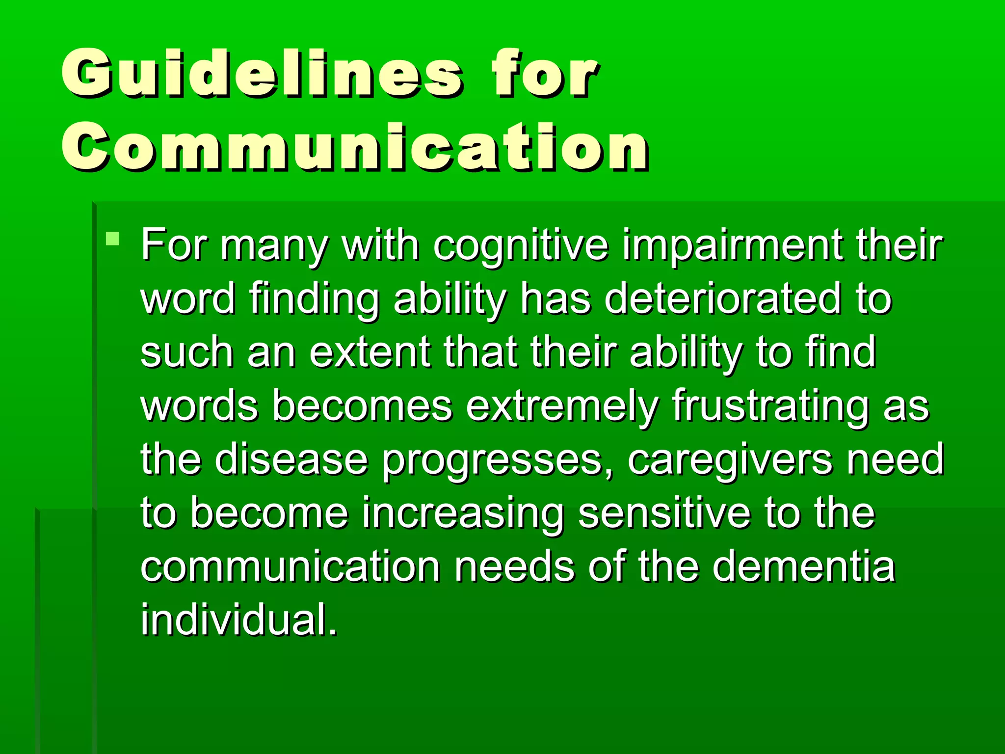 Communication & dementia (1) | PPT
