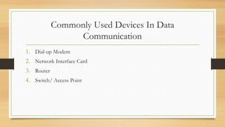 Communication devices | PPTX