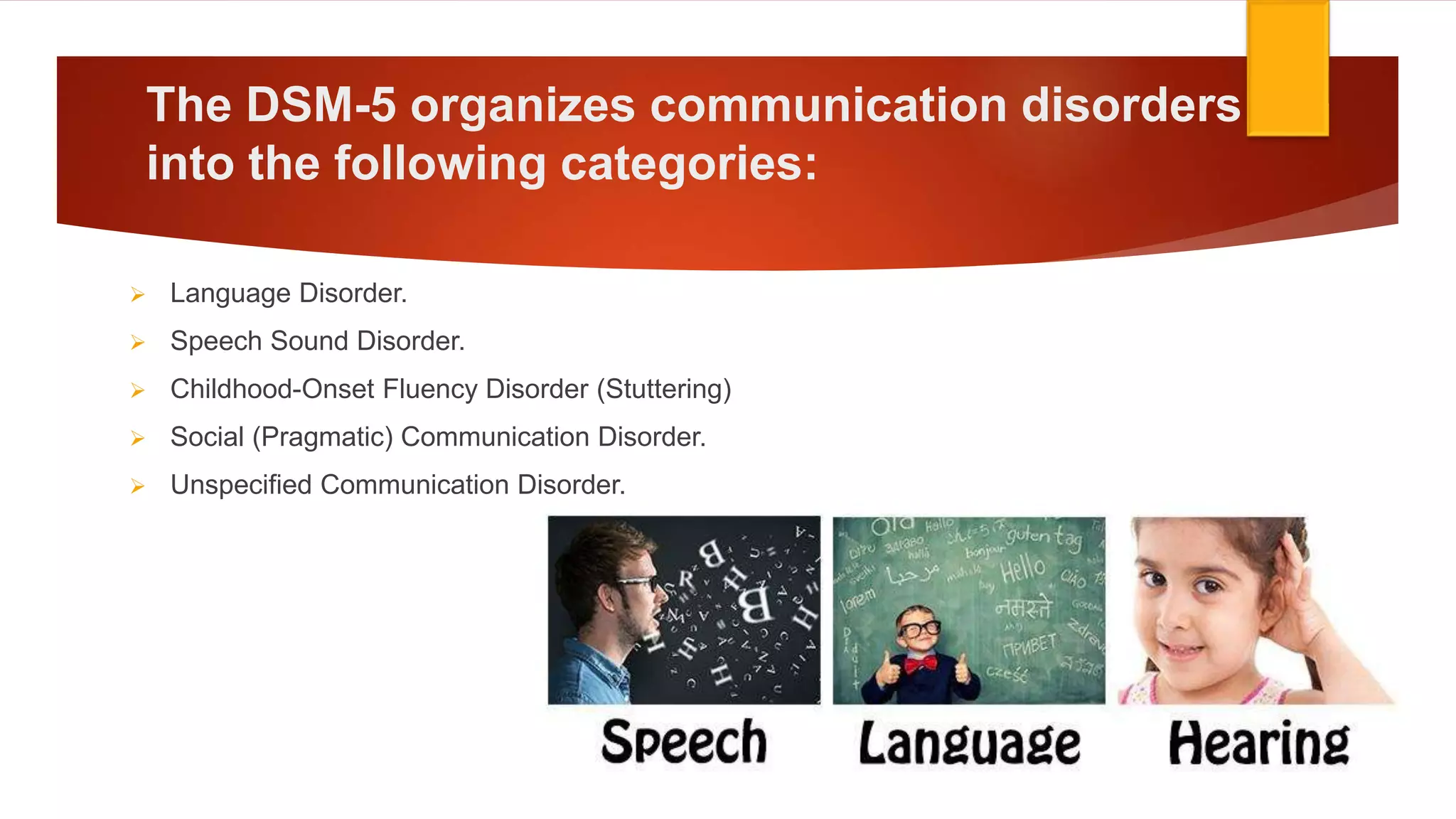 Communication disorders (1) | PPTX