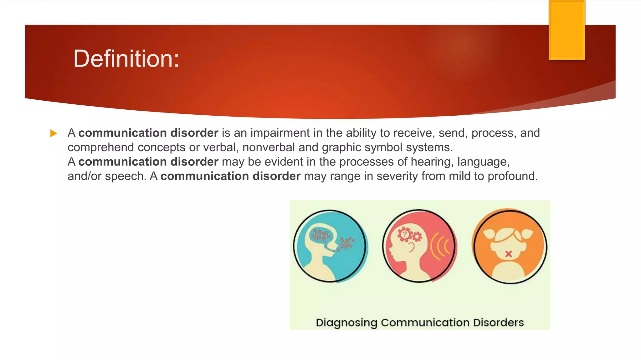 Communication disorders (1) | PPTX