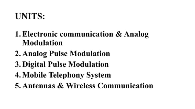 Communication Electronics Ppt Pptx
