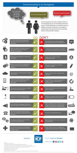 Communicating in an Emergency: National Preparedness & Disaster ...