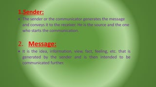Communication and it's process | PPTX