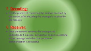 Communication and it's process | PPTX