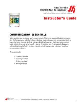 COMMUNICATION ESSENTIALS (Instructor's Guide).pdf