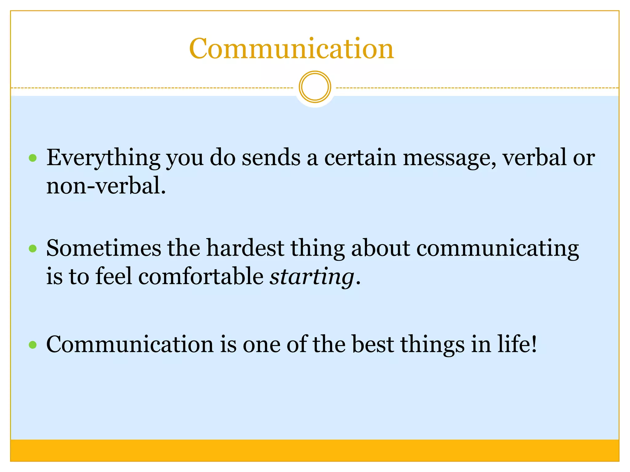 Communication & Etiquette | PPTX