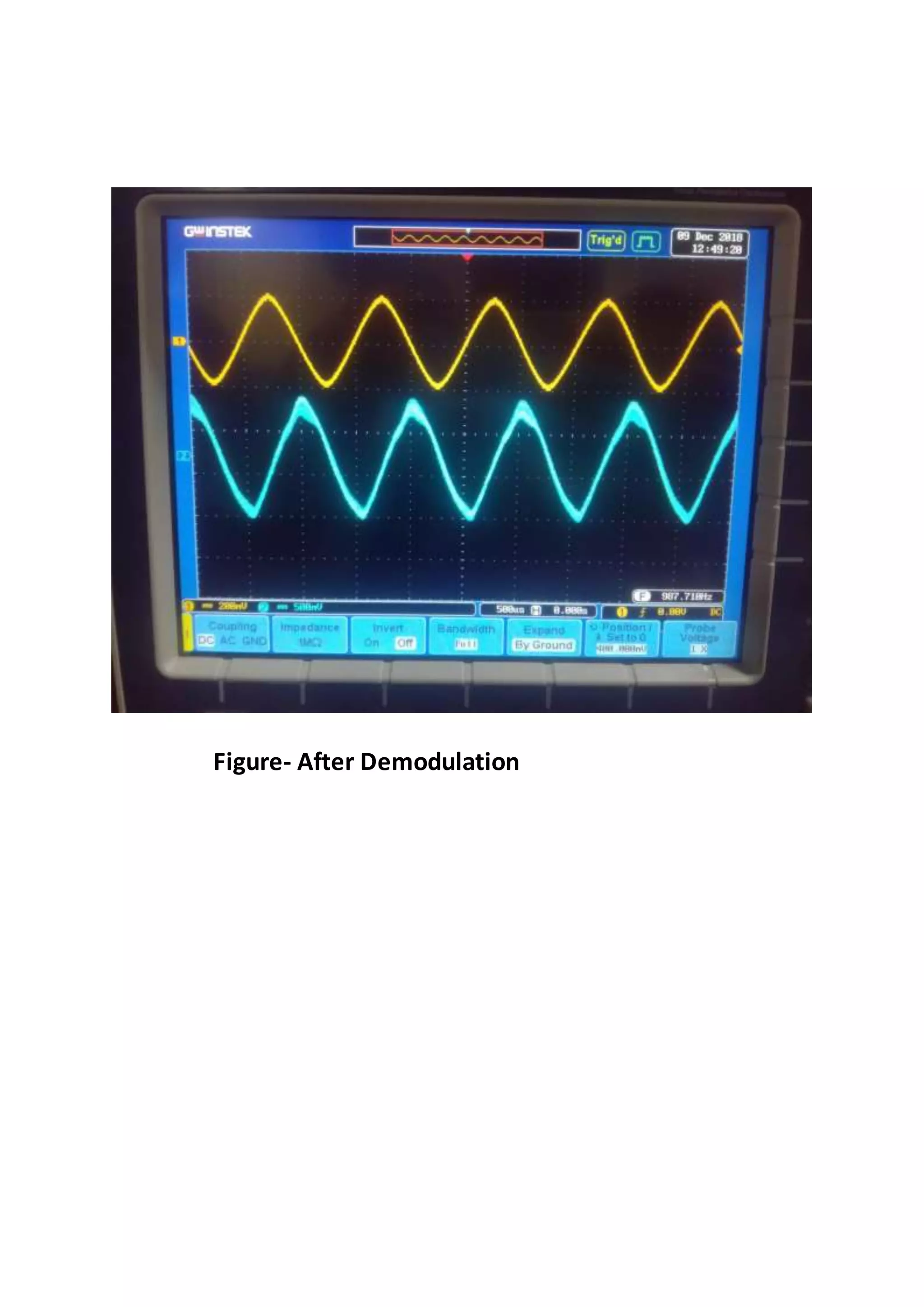 Double Side Band Suppressed Carrier Dsb Sc Modulation And Demodulation Docx