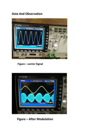 Double Side band Suppressed carrier (DSB-SC) Modulation and ...
