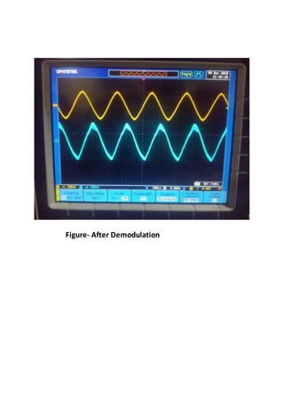 Double Side band Suppressed carrier (DSB-SC) Modulation and Demodulation. | DOCX
