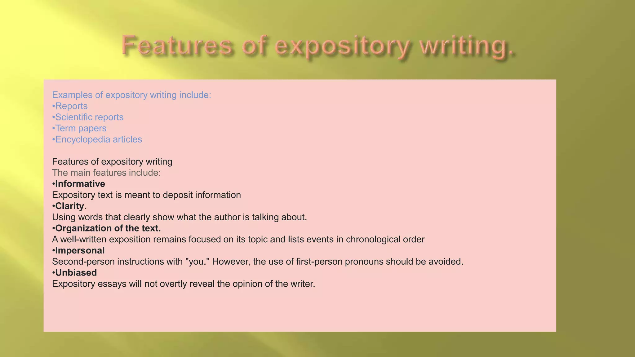 Communication &expository writing | PPTX
