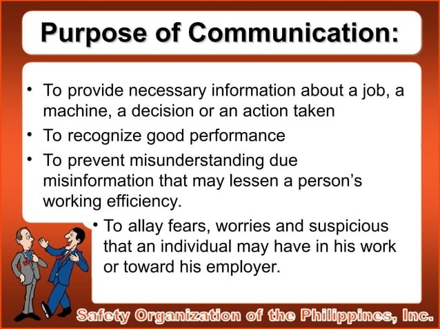 Communication for Safety.ppt. Basic Communication skills that we used ...
