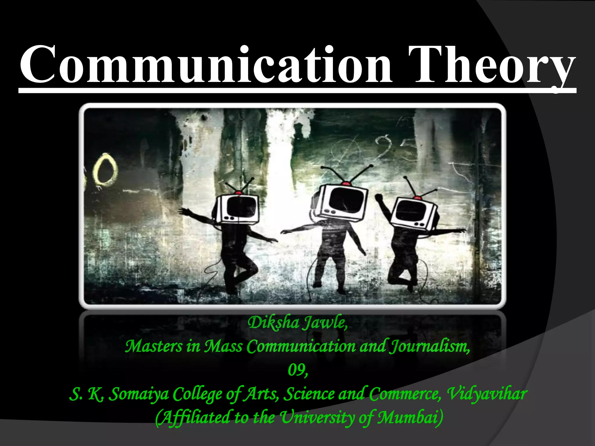 Communication Theories | PPT