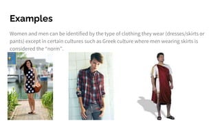 Communication gender and clothes | PPTX