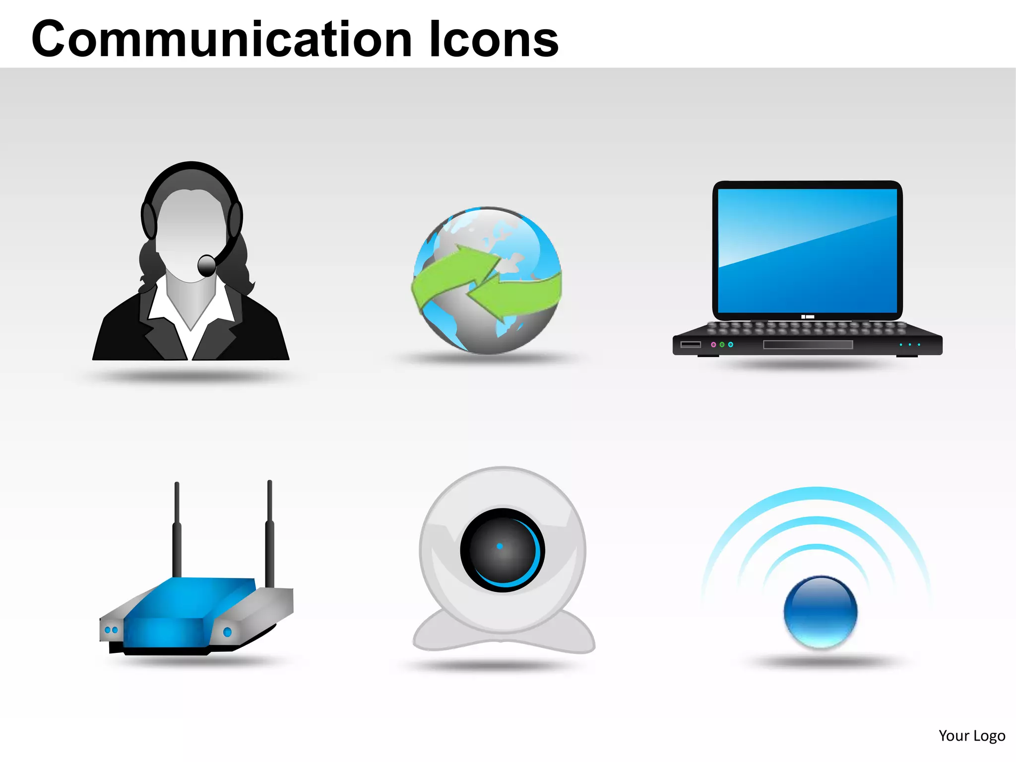 Communication icons powerpoint presentation templates | PPTX