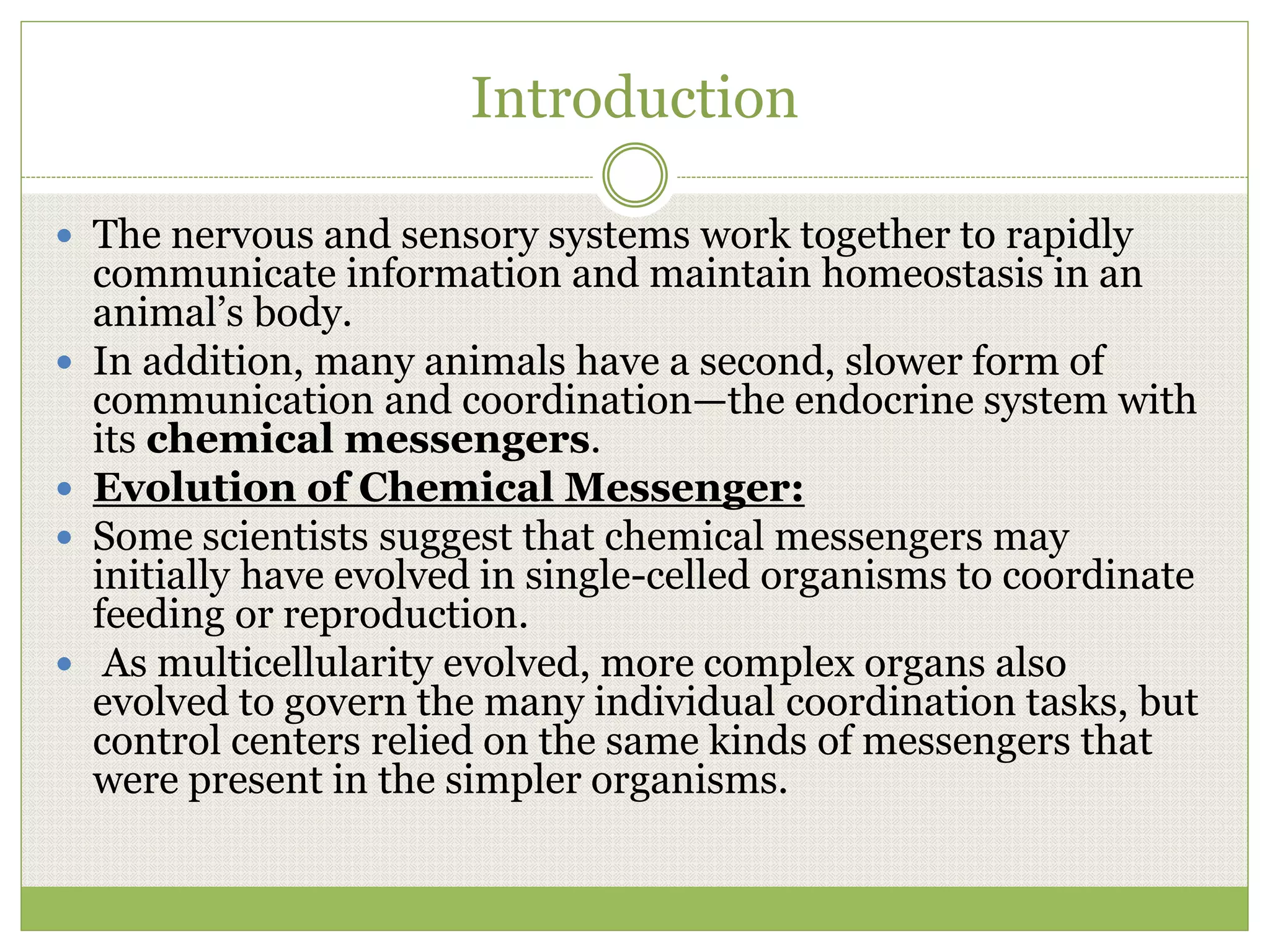 The Endocrine System and Chemical Messengers | PPTX