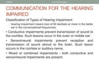 Communication impairment | PPTX