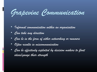 Communication in an_organisation | PPT