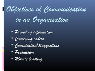 Communication in an_organisation | PPT