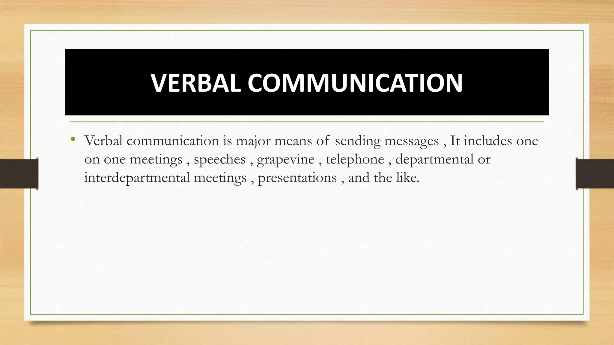 Human Behavior in Organization chapter 6-COMMUNICATION | PPTX
