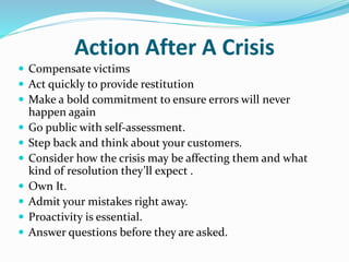 Communication in crisis situations | PPTX