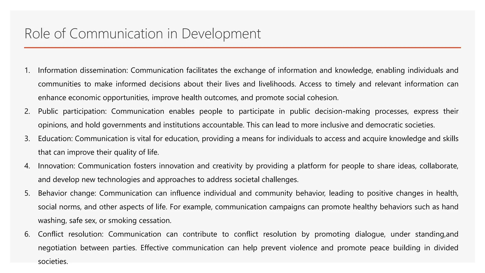 Communication in Development C4D - MA Journalism and Multimedia | PPT