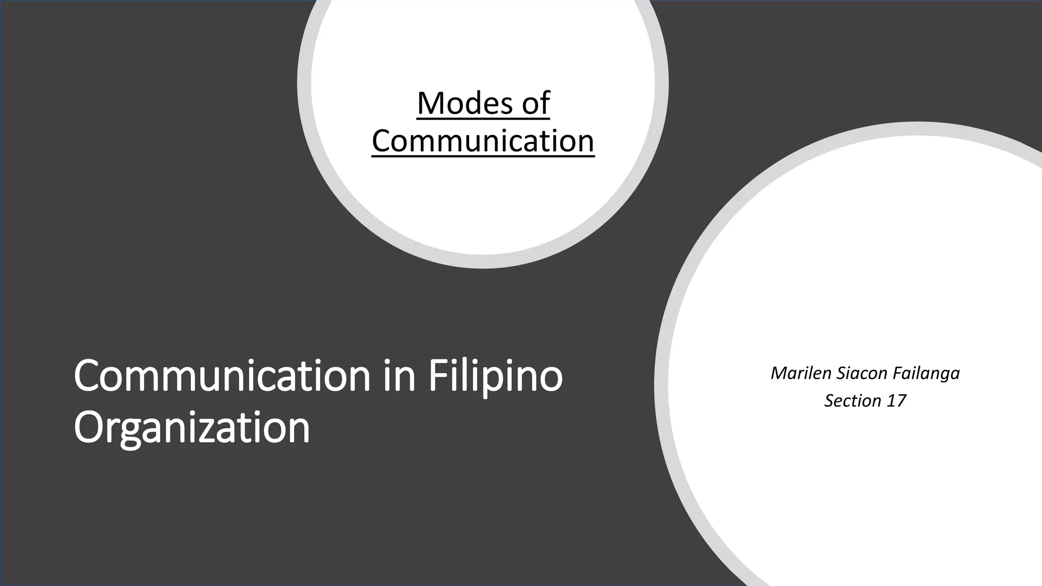 Communication in Filipino Organization .pptx