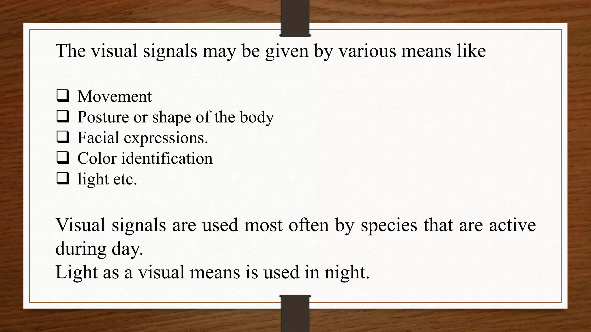 Communication in mammals | PPTX