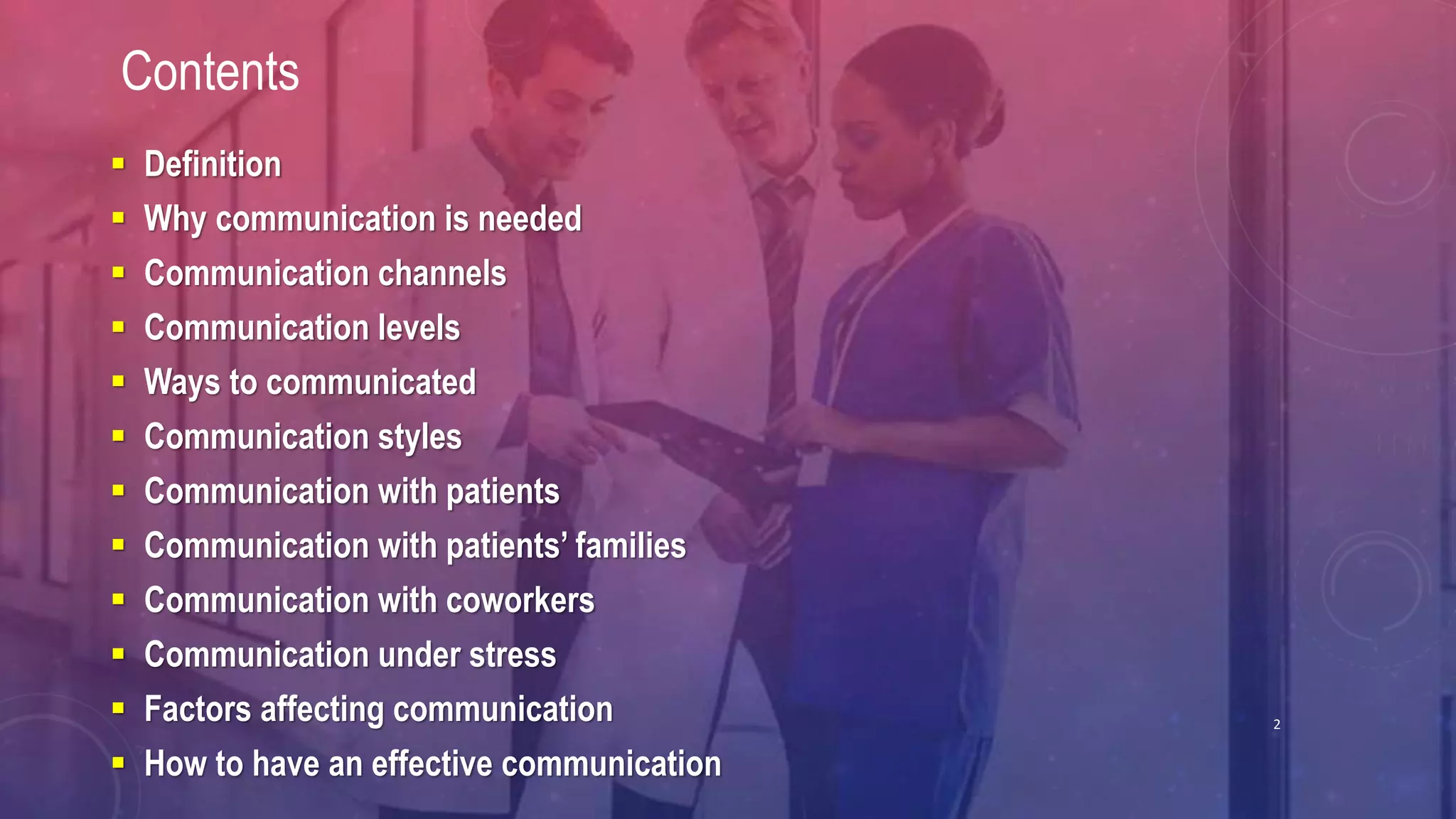 Communication skill in medical practice | PPTX
